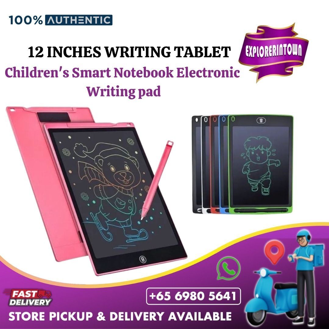 || 12 Inches Writing Tablet || children's Smart Notebook Electronic ...