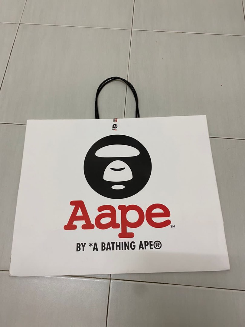 AAPE PAPER BAG, Women's Fashion, Bags & Wallets, Tote Bags on Carousell