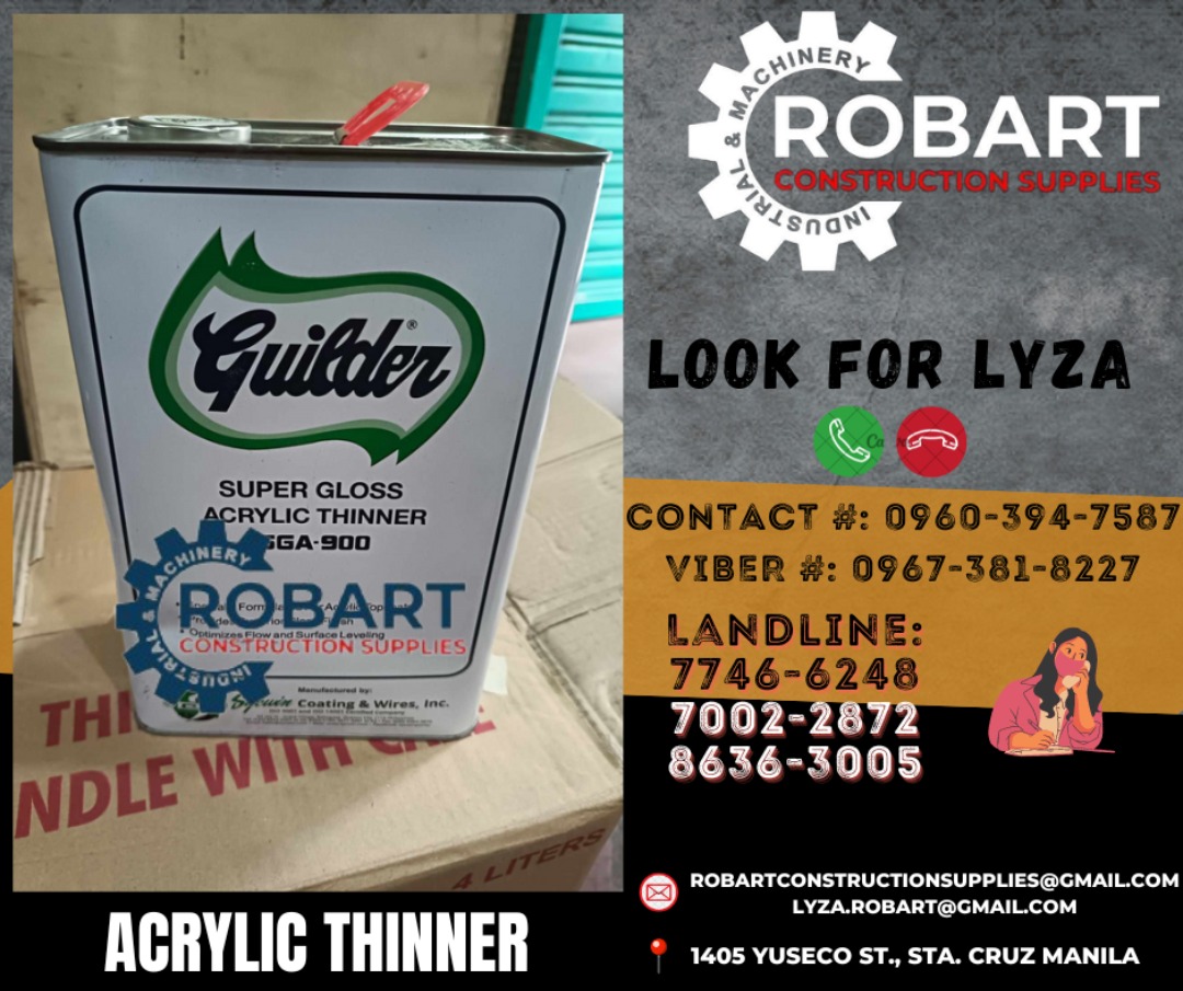 Acrylic Thinner, Commercial & Industrial, Construction Tools ...