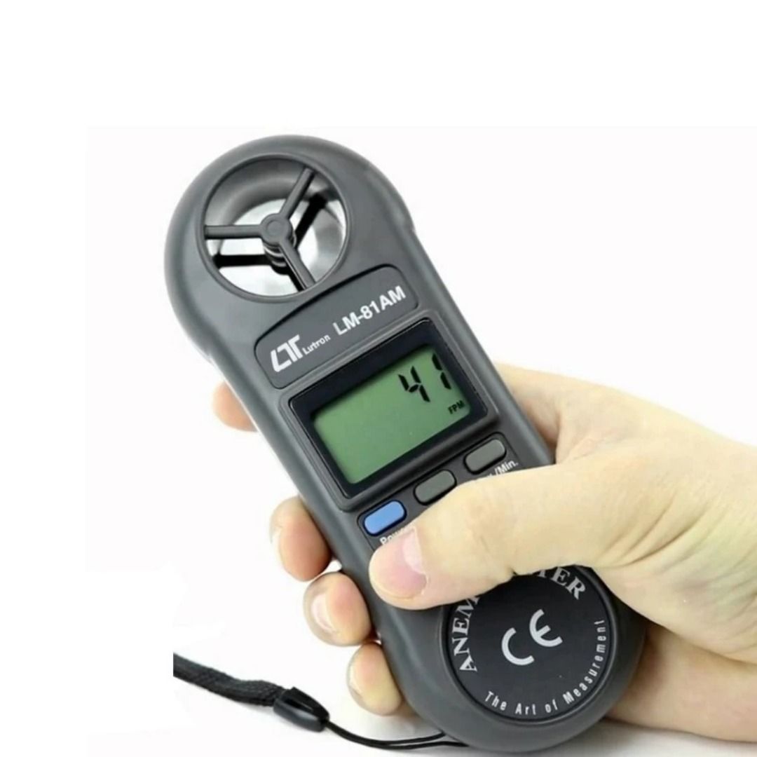 Anemometer, Pocket Anemometer, Wind Meter, Air Velocity Meter, Lutron ...