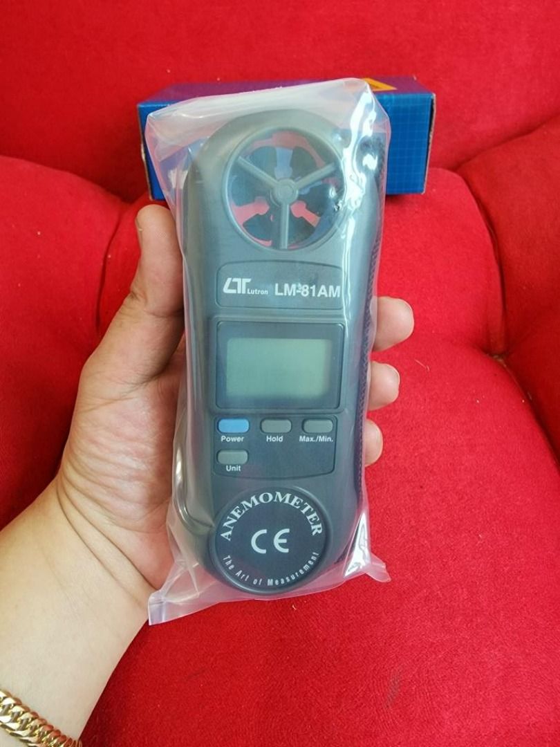 Anemometer, Pocket Anemometer, Wind Meter, Air Velocity Meter, Lutron ...