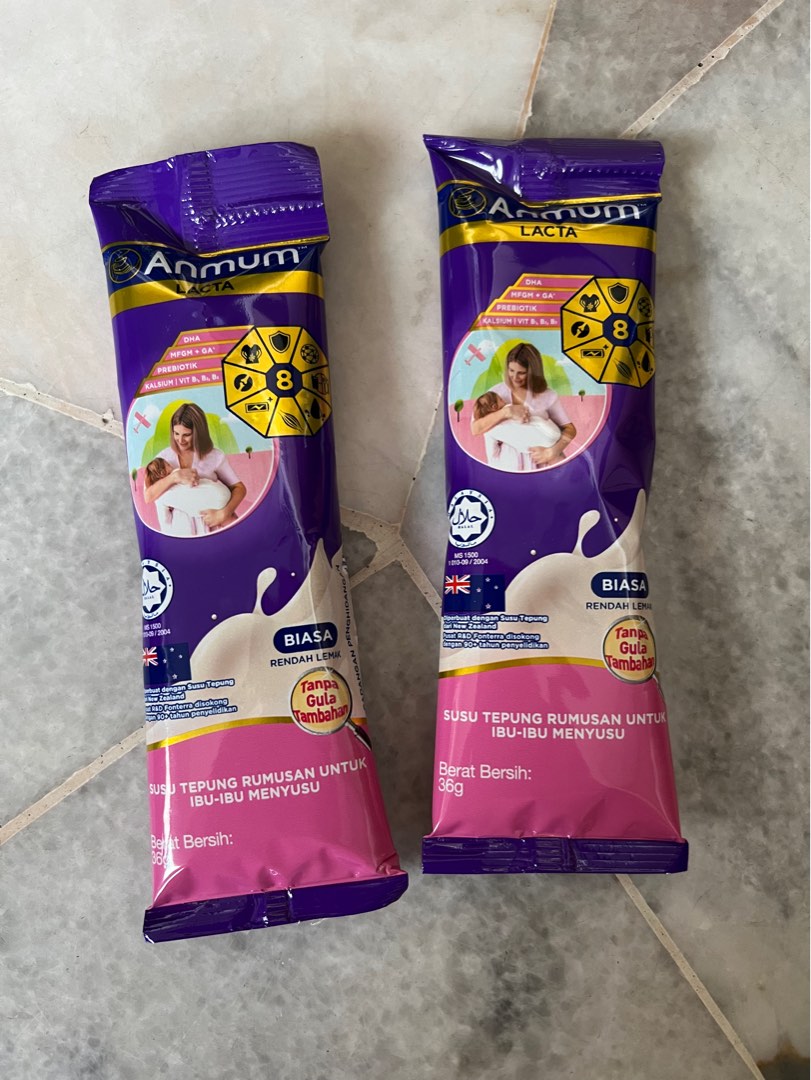 Anmum Lacta Sachet (36g) , Babies & Kids, Maternity Care on Carousell