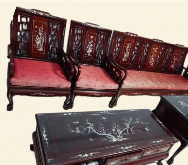 Asian Art : Rosewood Sofa Set, Hobbies & Toys, Collectibles ...