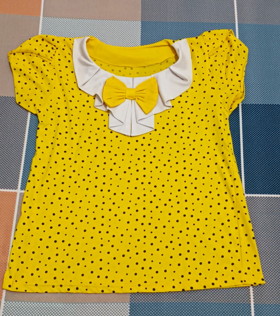 Baju Kerja Kuning, Fesyen Wanita, Pakaian Wanita, Atasan di Carousell