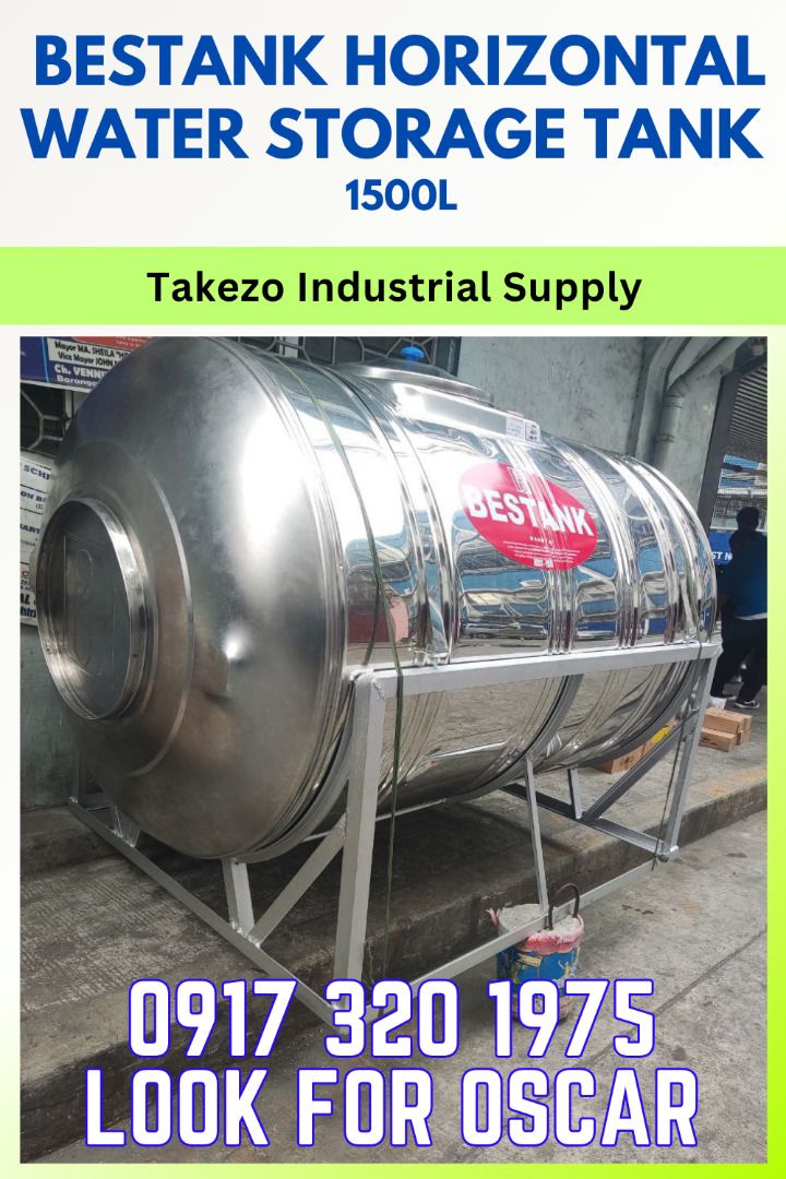 BEST TANK HORIZONTAL WATER STORAGE TANK, Commercial & Industrial ...