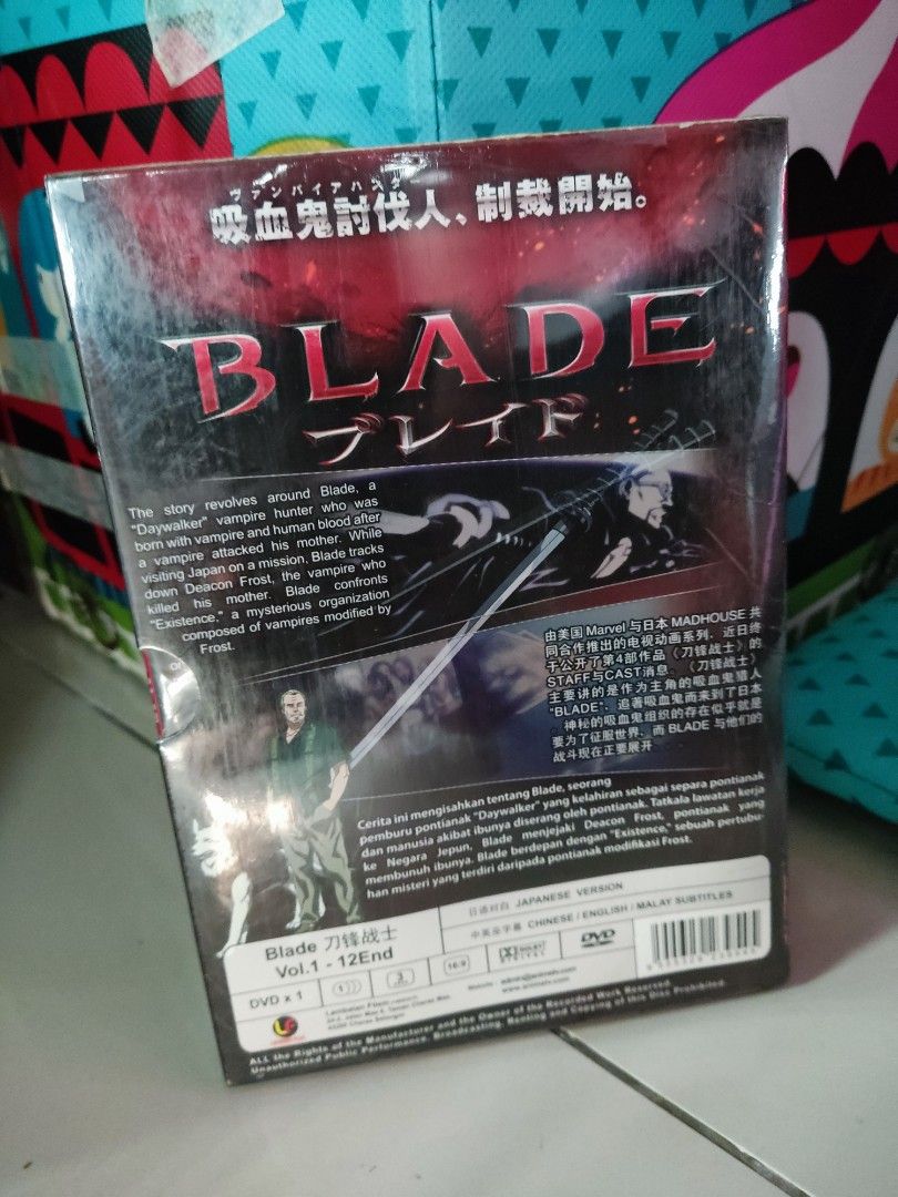 BLADE VOLUME 1-12 END ANIMATION DVD SEALED NEW, Hobbies & Toys, Music ...