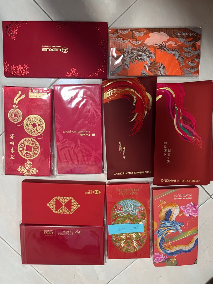 Branded red packet Angbao 2024, Hobbies & Toys, Stationery & Craft ...