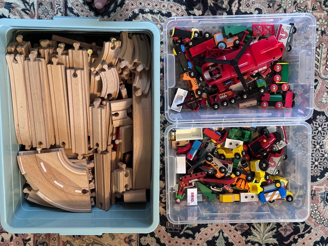 BRIO Train Set, 180+ pieces, Hobbies & Toys, Toys & Games on Carousell