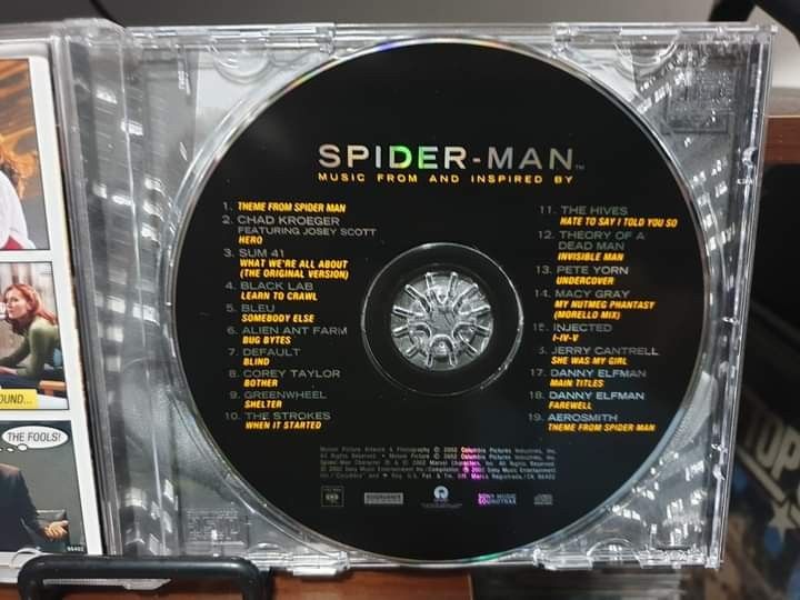 CD spider-man 2002 OST original soundtrack marvel spiderman peter ...