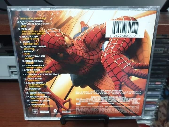 CD spider-man 2002 OST original soundtrack marvel spiderman peter ...