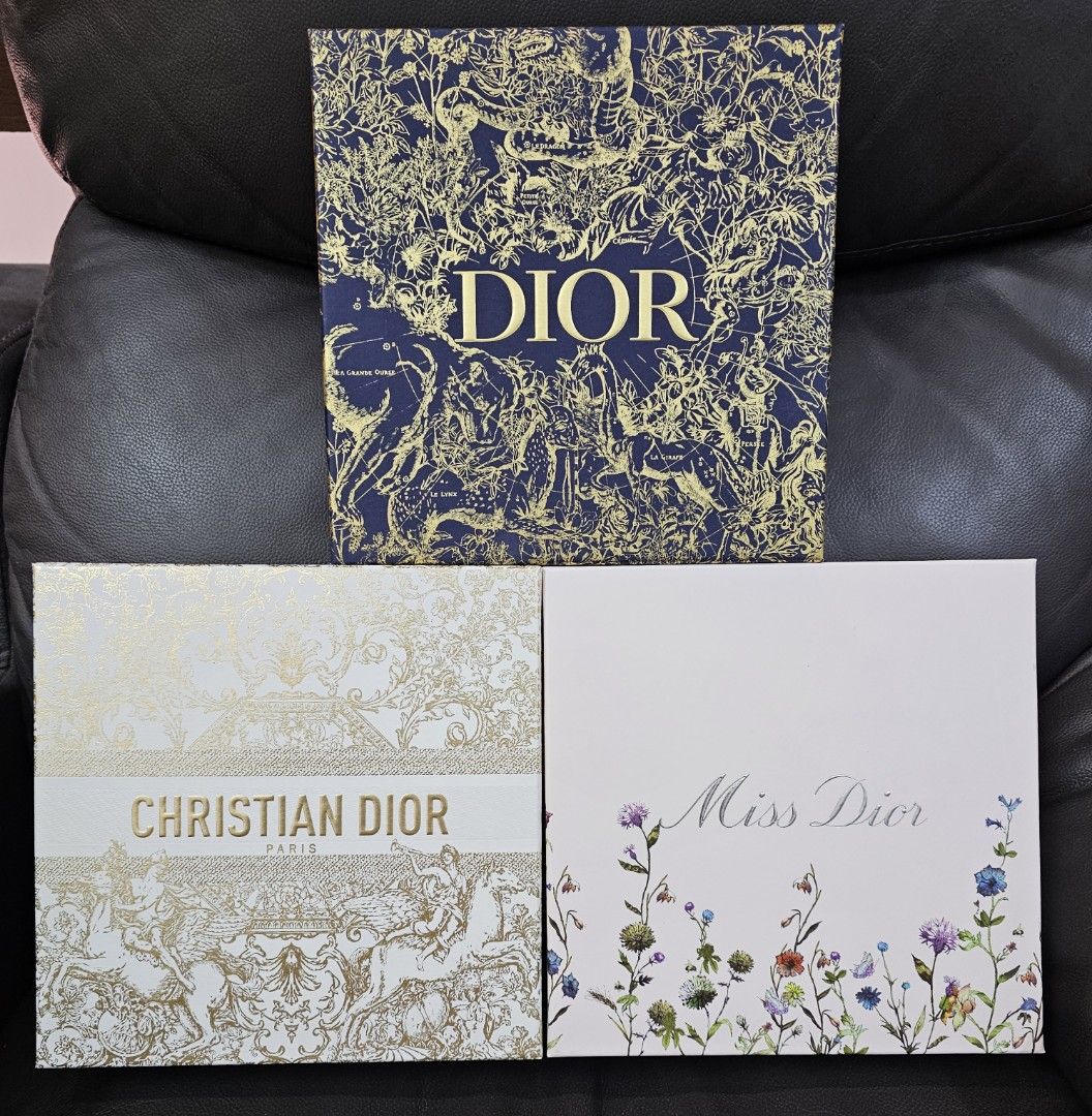 Christian Dior boxes, Luxury, Accessories on Carousell