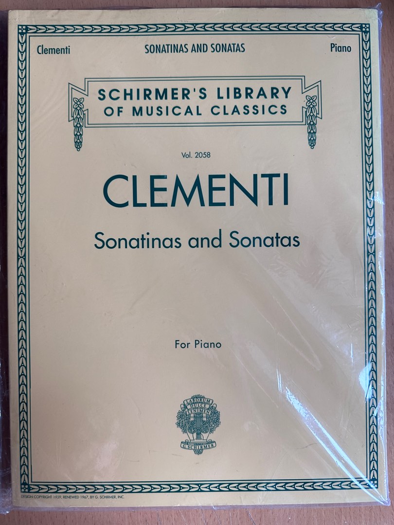 Clementi 琴譜, 興趣及遊戲, 音樂、樂器 & 配件, 音樂與媒體 - 樂譜 - Carousell