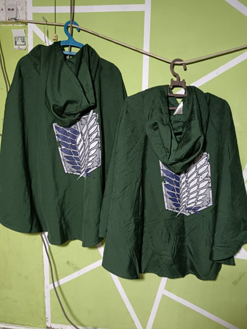 Combo 2pcs rm500 JAPAN ATTACK ON TITAN the scout regiment cloak jacket ...