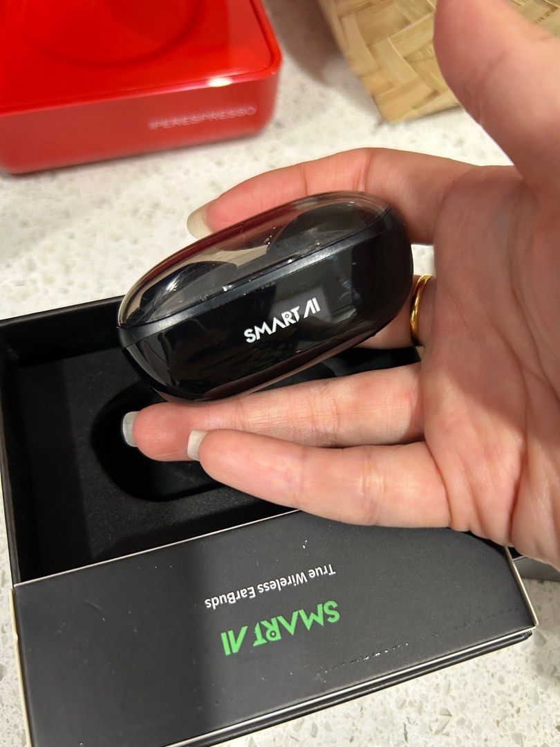 Original Smart AI wireless Bluetooth Earpiece Handsfree Bluetooth Noise ...