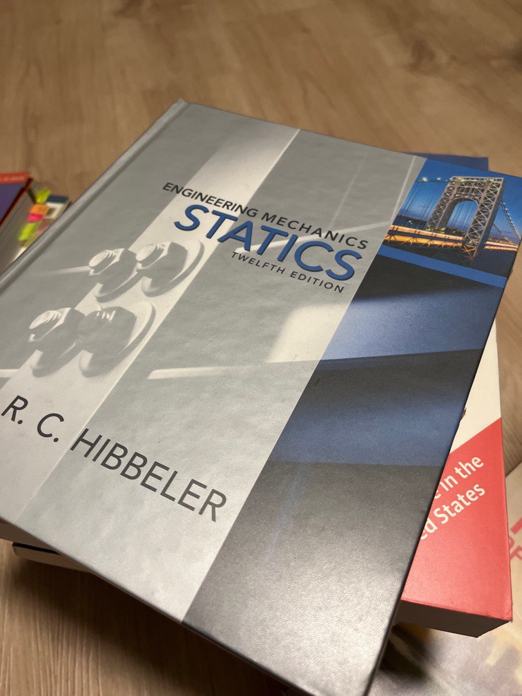 Engineering Mechanics Statics ME2112 Hard Cover Hibbeler 12th Ed ...
