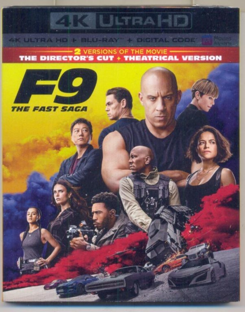 Fast And Furious F9 The Fast Saga 4K [ Blu-Ray ], Hobbies & Toys, Music ...