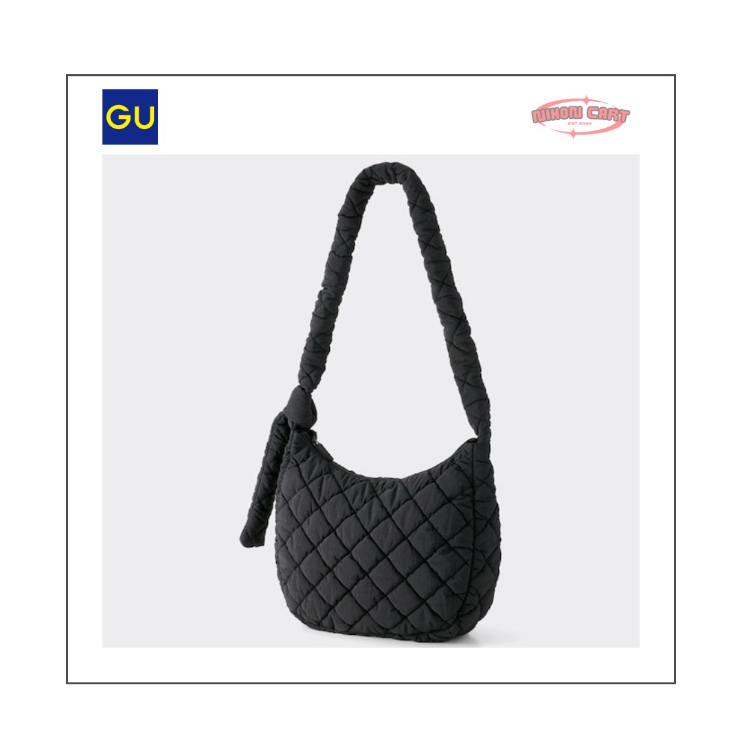 GU Japan Puffy Quilting Big Bag, Women's Fashion, Bags & Wallets, Cross ...