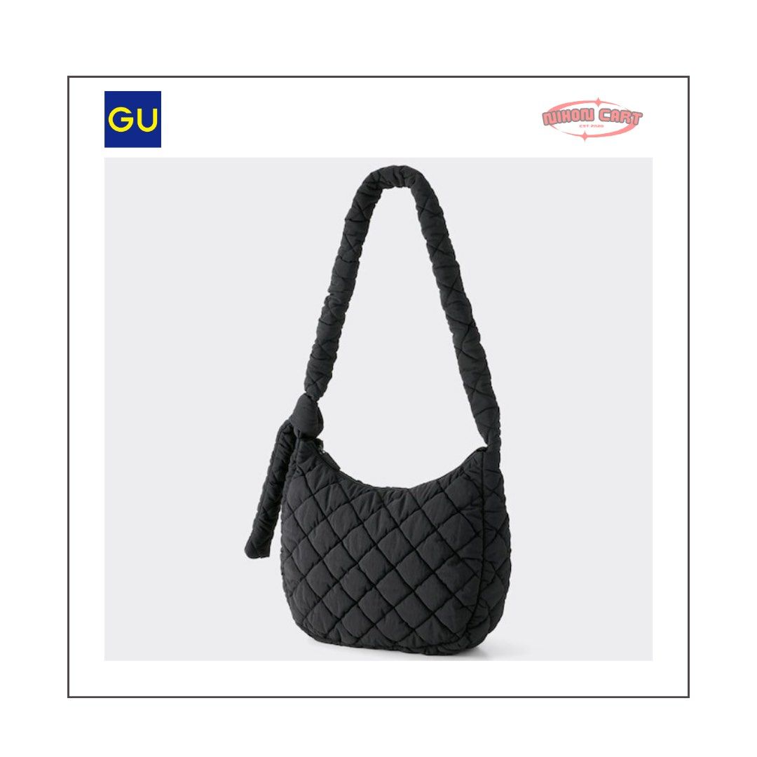 GU Japan Puffy Quilting Big Bag, Women's Fashion, Bags & Wallets, Cross-body Bags on Carousell