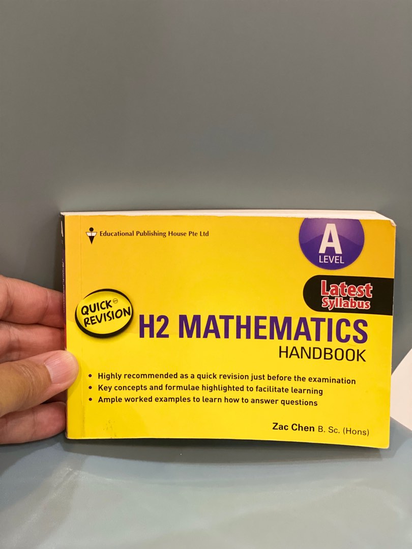 H2 Mathematics Handbook, Hobbies & Toys, Books & Magazines, Assessment ...