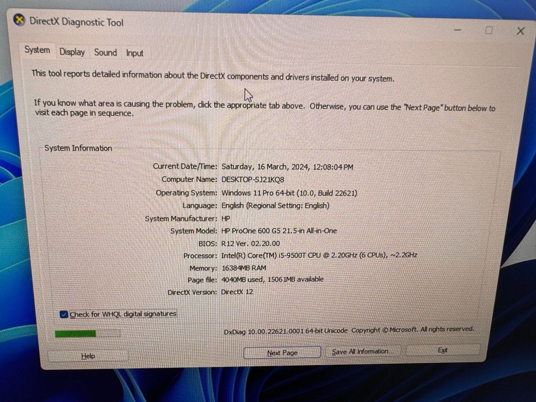 Hp pro one 600 G5 All in one, Computers & Tech, Desktops on Carousell