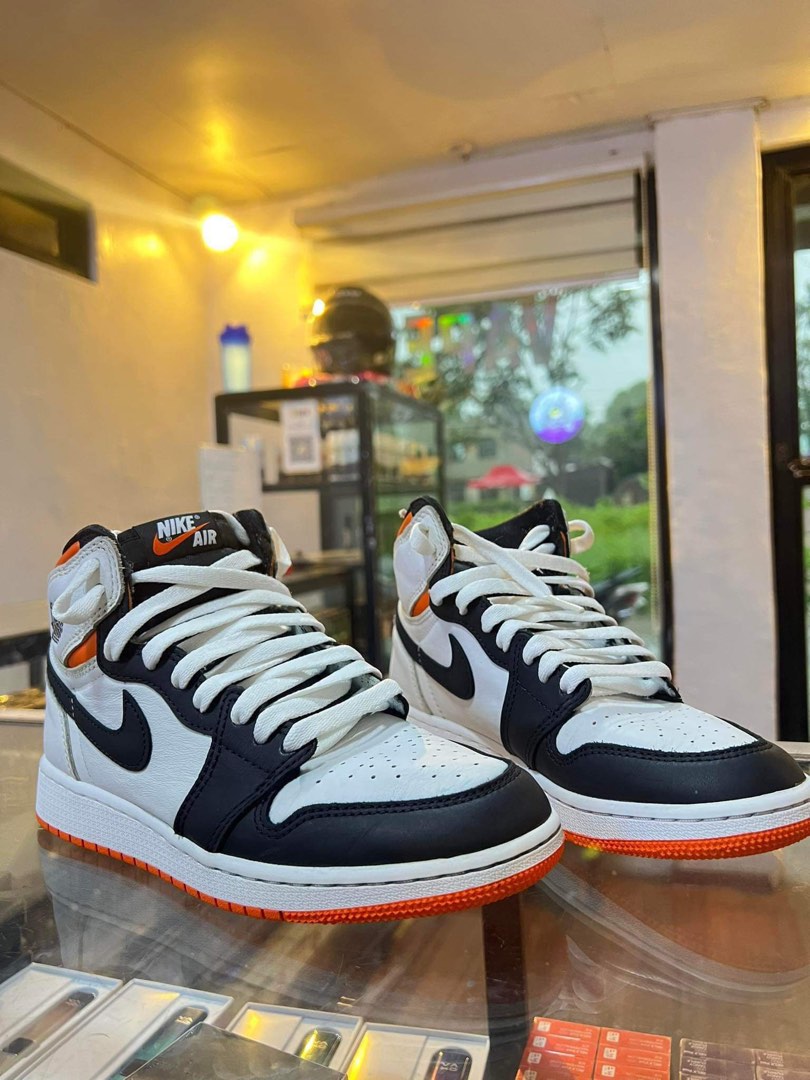 J1 Electro High Orange, Women's Fashion, Footwear, Sneakers on Carousell