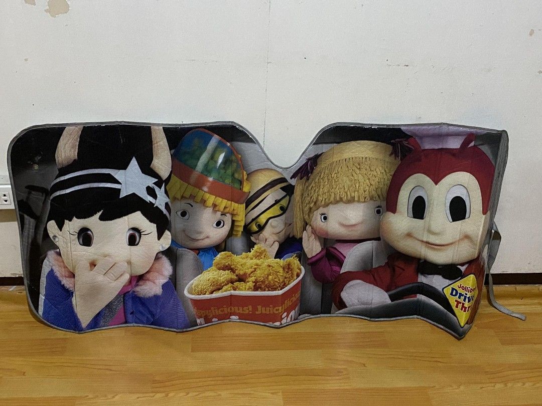 Jollibee car sun protection, Hobbies & Toys, Memorabilia & Collectibles ...