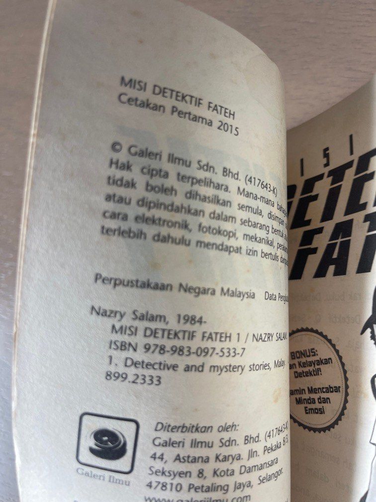 Jualan Karya Nazry & Afiq - Galeri Ilmu, Hobbies & Toys, Books ...