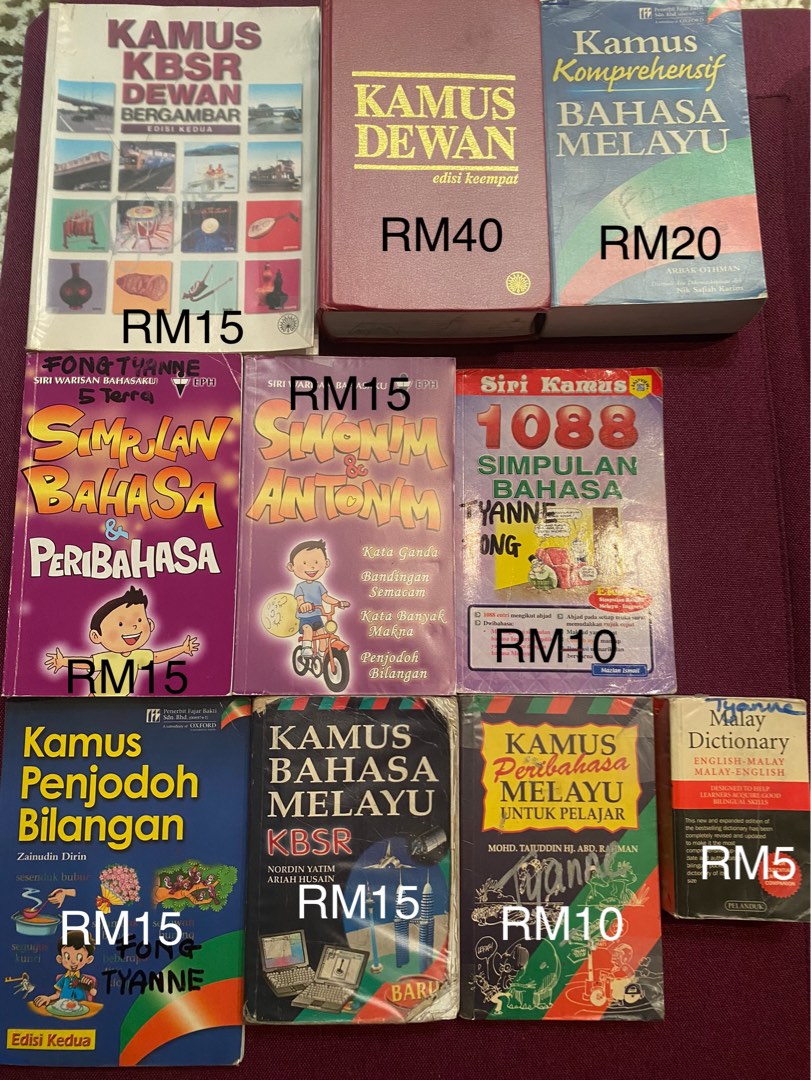 Kamus Bahasa Melayu - Bundle Available, Hobbies & Toys, Books ...