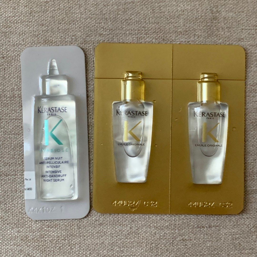 Kerastase sample set (7 items), Beauty & Personal Care, Hair on Carousell