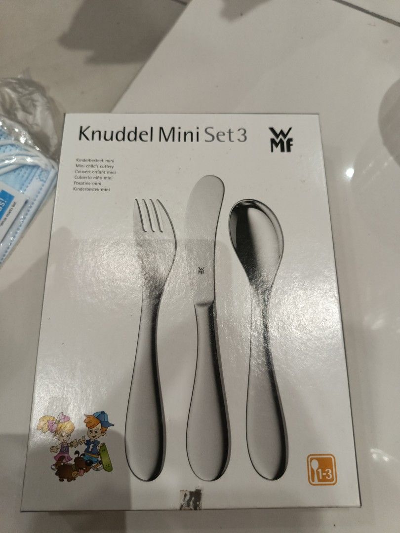 KNUDDEL mini set 3 kids utensils set, Babies & Kids, Nursing & Feeding ...