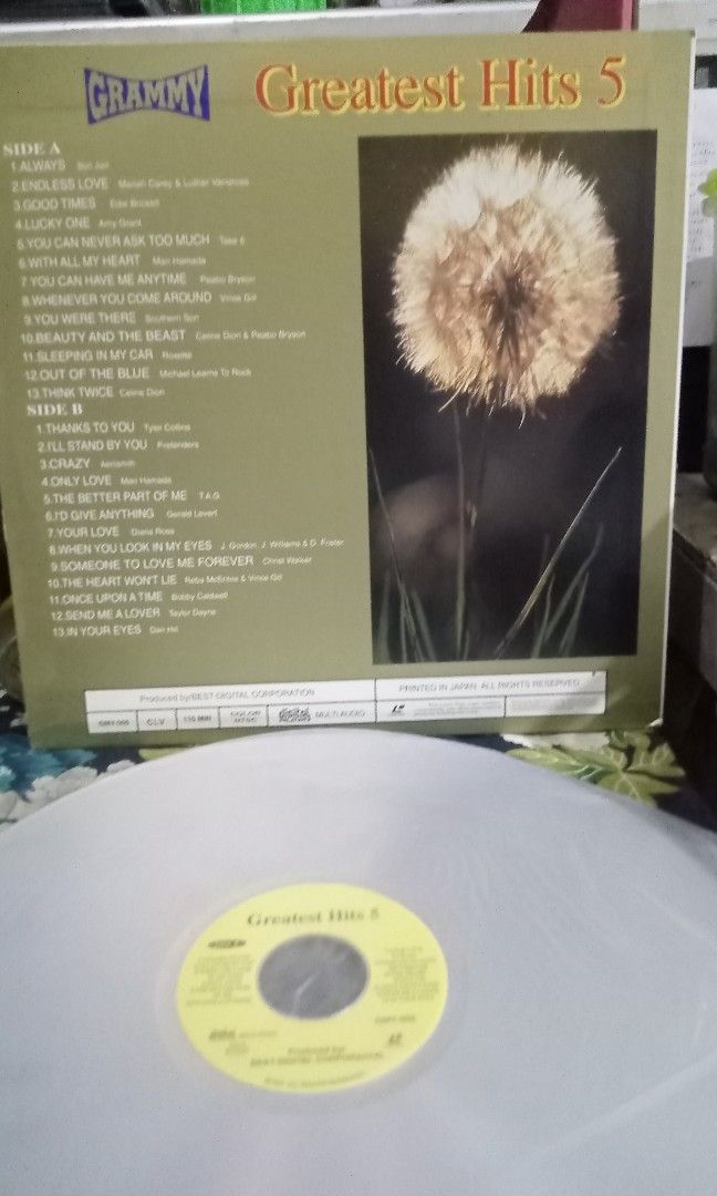 LaSER diSC soNG GReatest hitS 5, Musik & Media, CD, DVD & Lainnya di ...