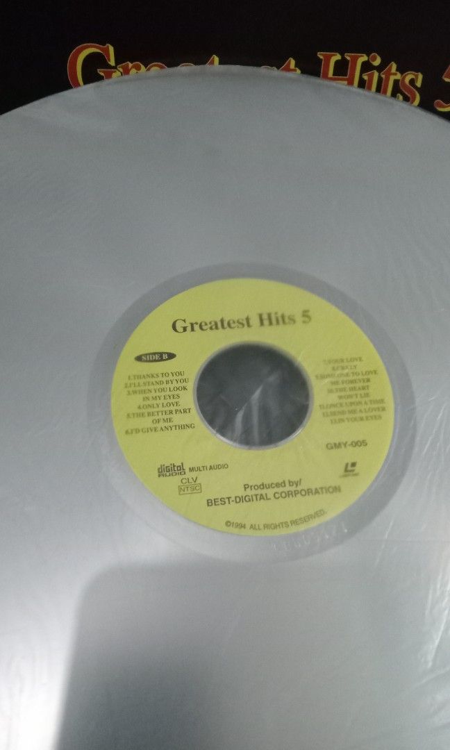 LaSER diSC soNG GReatest hitS 5, Musik & Media, CD, DVD & Lainnya di ...