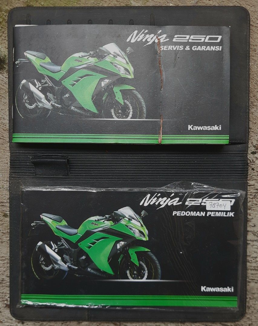 Manual book buku pedoman pemilik dan service kawasaki ninja, Motor di Carousell