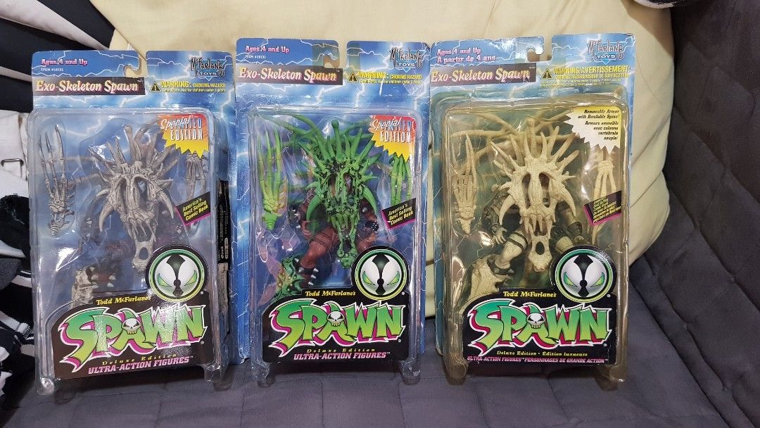 Mcfarlane Spawn Series 4 Exo Skeleton Combo Exclusive Complete RARE., Hobbies & Toys ...