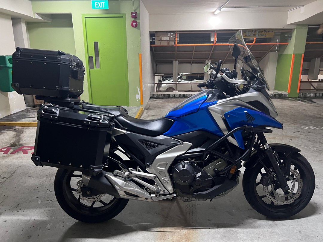 NC750X 35L Metal Pannier + Side Rack + Rear Rack on Carousell