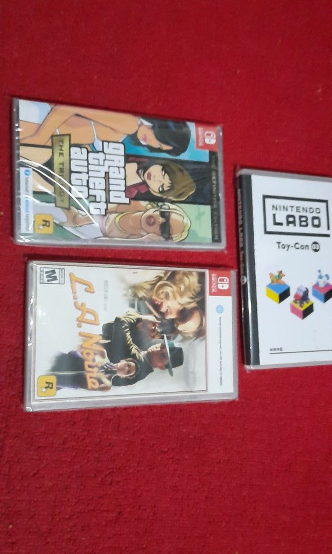 Nintendo switch Rockstar Games LA Noire and GTA Trilogy, Video Gaming ...
