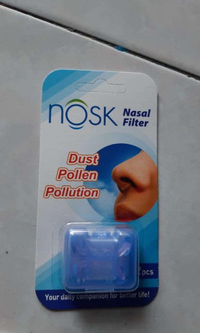 nosk Nasal Filter - for umrah and hajj/haji. protect from dust, pollen ...