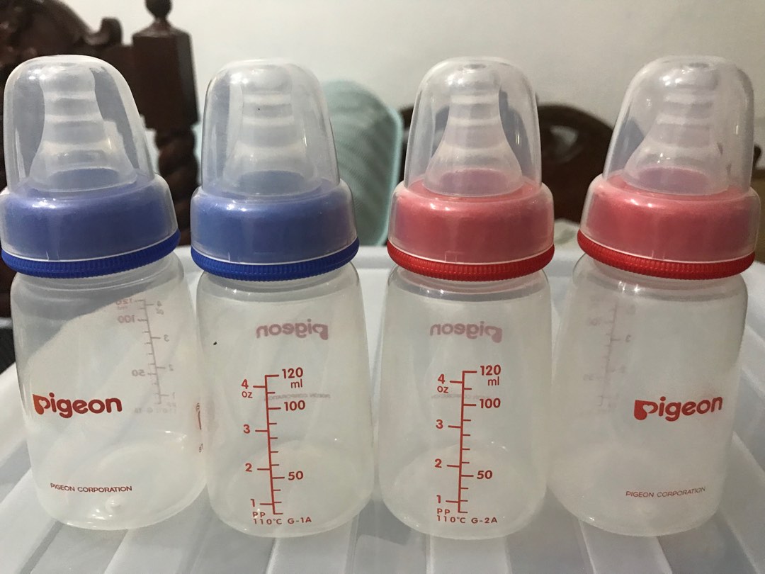 Pigeon RPP Slim neck bottle 120ml, Babies & Kids, Nursing & Feeding ...