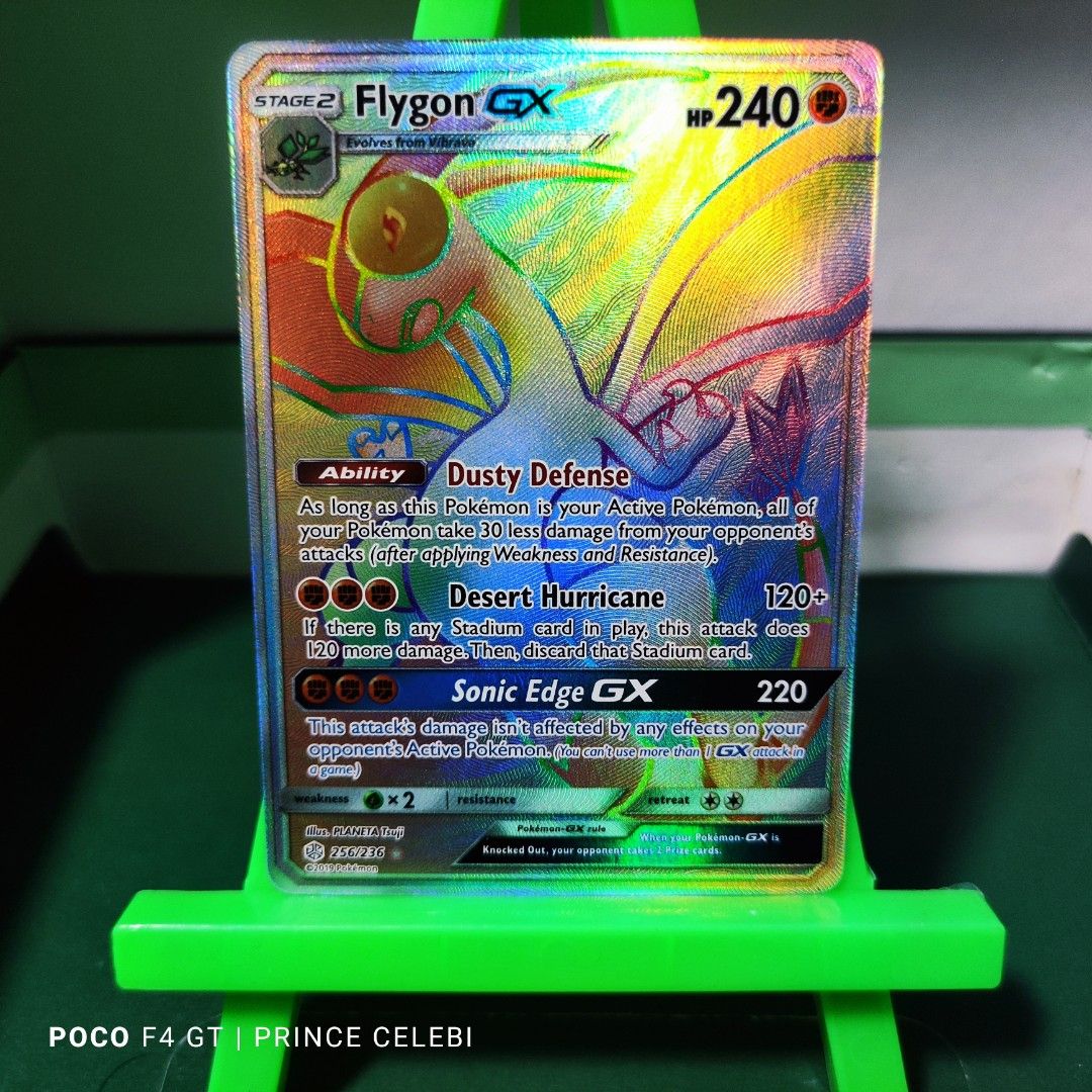Pokemon TCG - Flygon GX Hyper Rare, Hobbies & Toys, Toys & Games on ...
