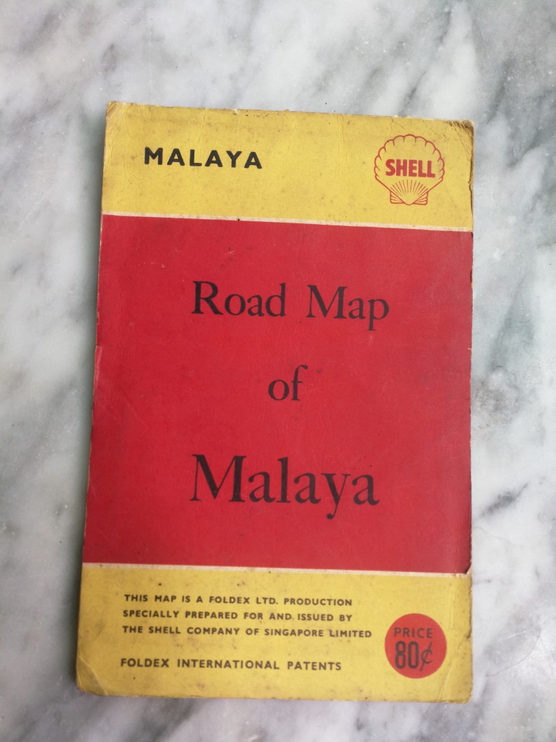 Rare Antique SHELL Road Map Of Malaya, Hobbies & Toys, Collectibles ...