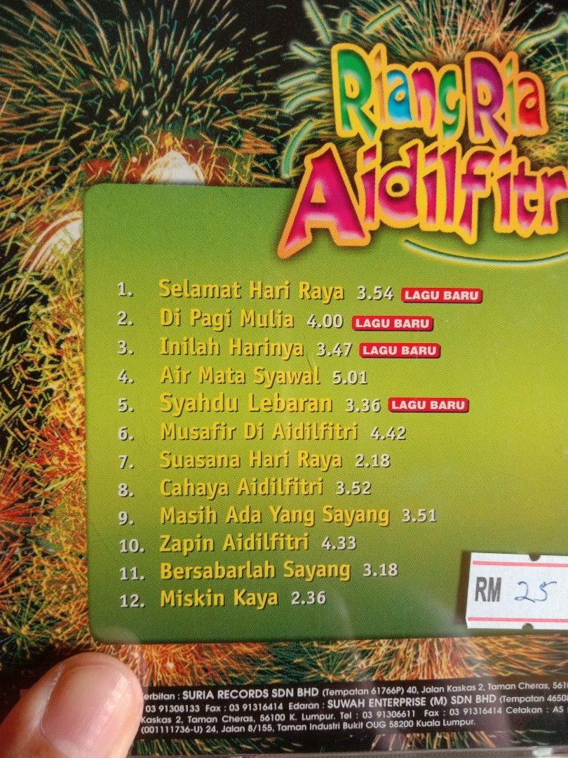 Riang Ria Aidilfitri, Hobbies & Toys, Music & Media, CDs & DVDs on ...