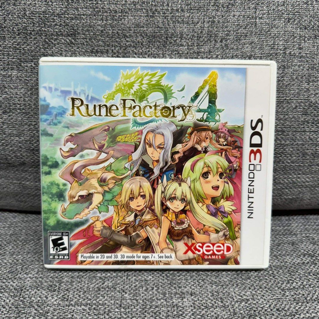 Rune Factory 4 3ds game, Video Gaming, Video Games, Nintendo on Carousell