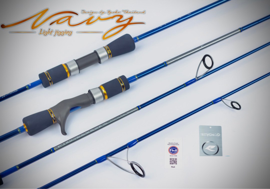 Ryoko Navy jigging rod, Sports Equipment, Fishing on Carousell