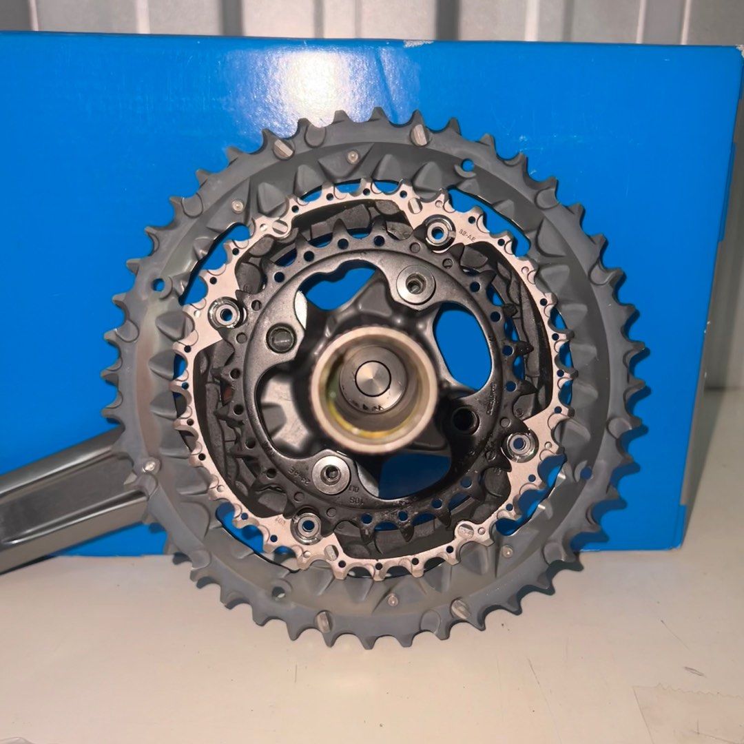 Shimano Deore crank set FC-T611 Front chainwheel, Sports Equipment, Bicycles & Parts, Parts ...