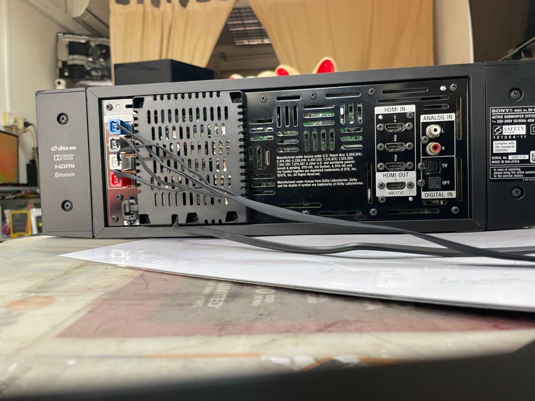 Sony HT-ST3 Subwoofer plus sound bar, Audio, Soundbars, Speakers ...