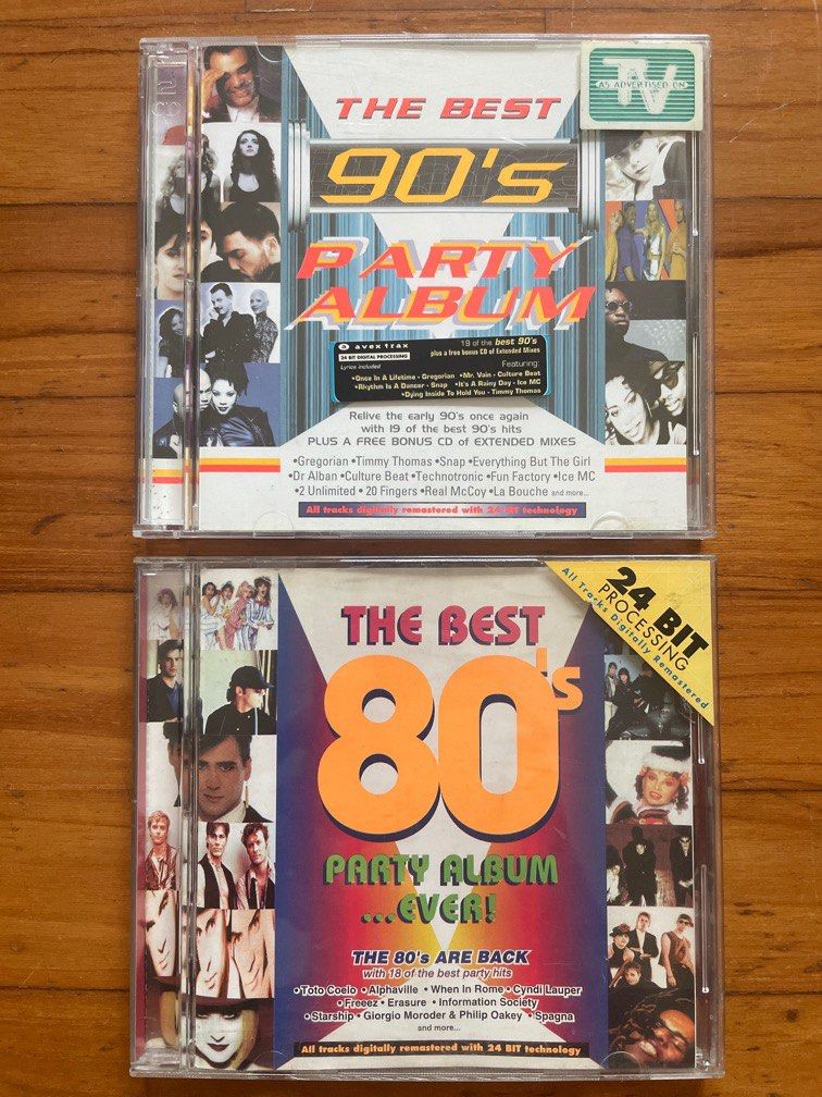 The Best 80s And 90s Retro Party Album CD, Hobbies & Toys, Music & Media, CDs & DVDs on Carousell