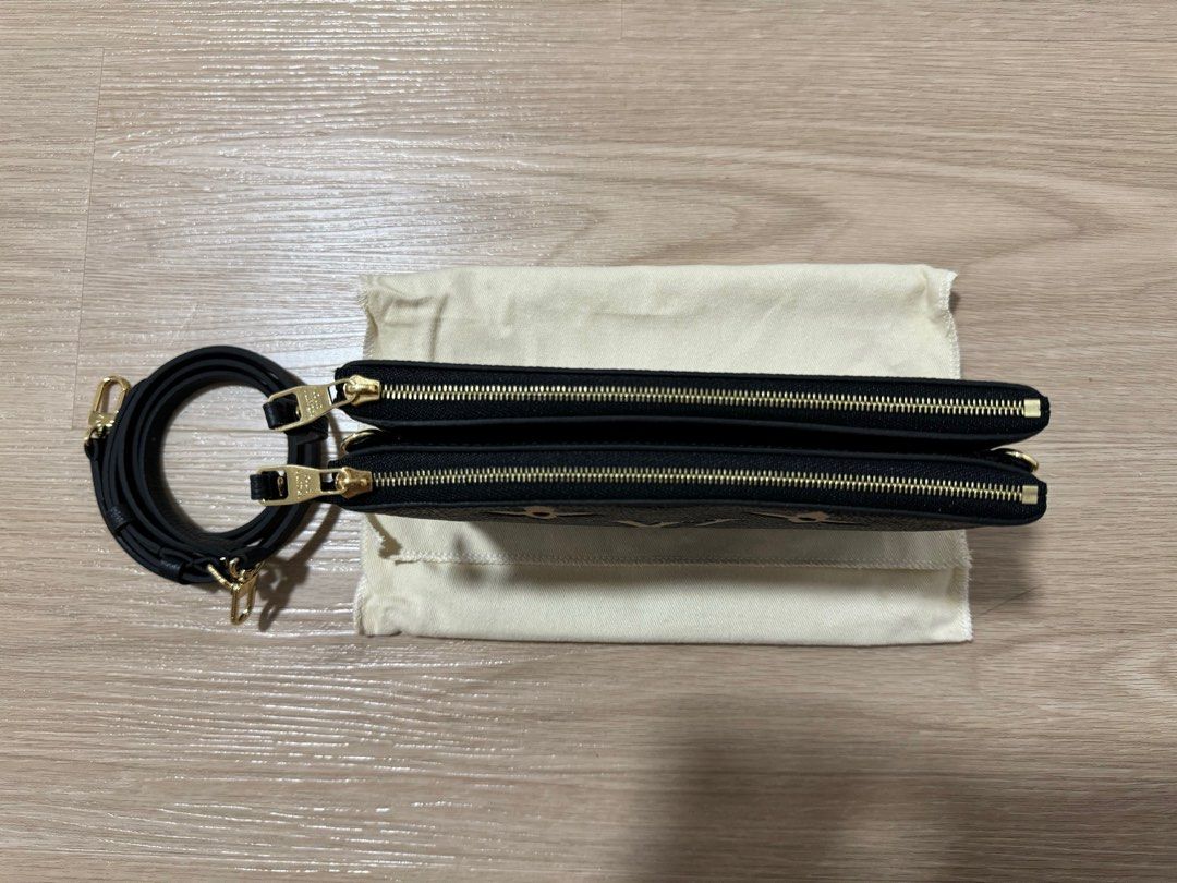 Tip Top LV Double Zip Pochette, Luxury, Bags & Wallets on Carousell