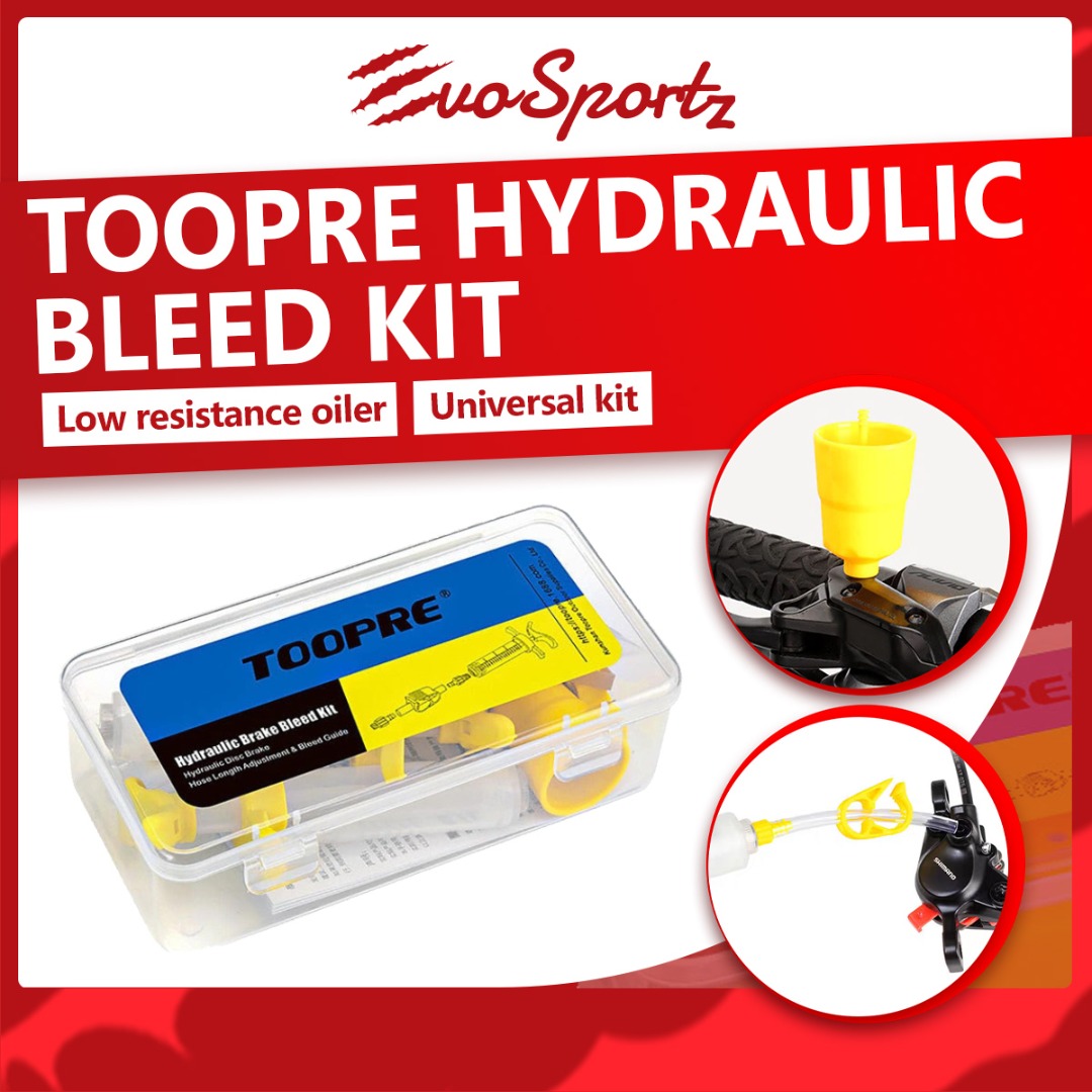 Toopre Hydraulic Bleed Kit | Bike Bleeding Tool Set, Sports Equipment ...