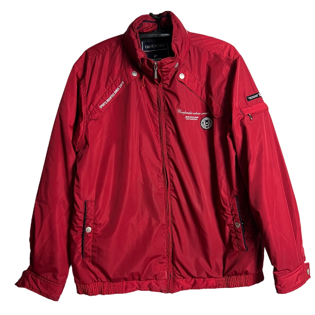 Vintage Dunlop Racing Motoraport Jacket, Men's Fashion, Coats, Jackets ...