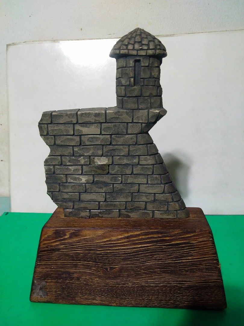 Vintage "INTRAMUROS" facade Display/Wood & Resin/1990s era/Iconic ...